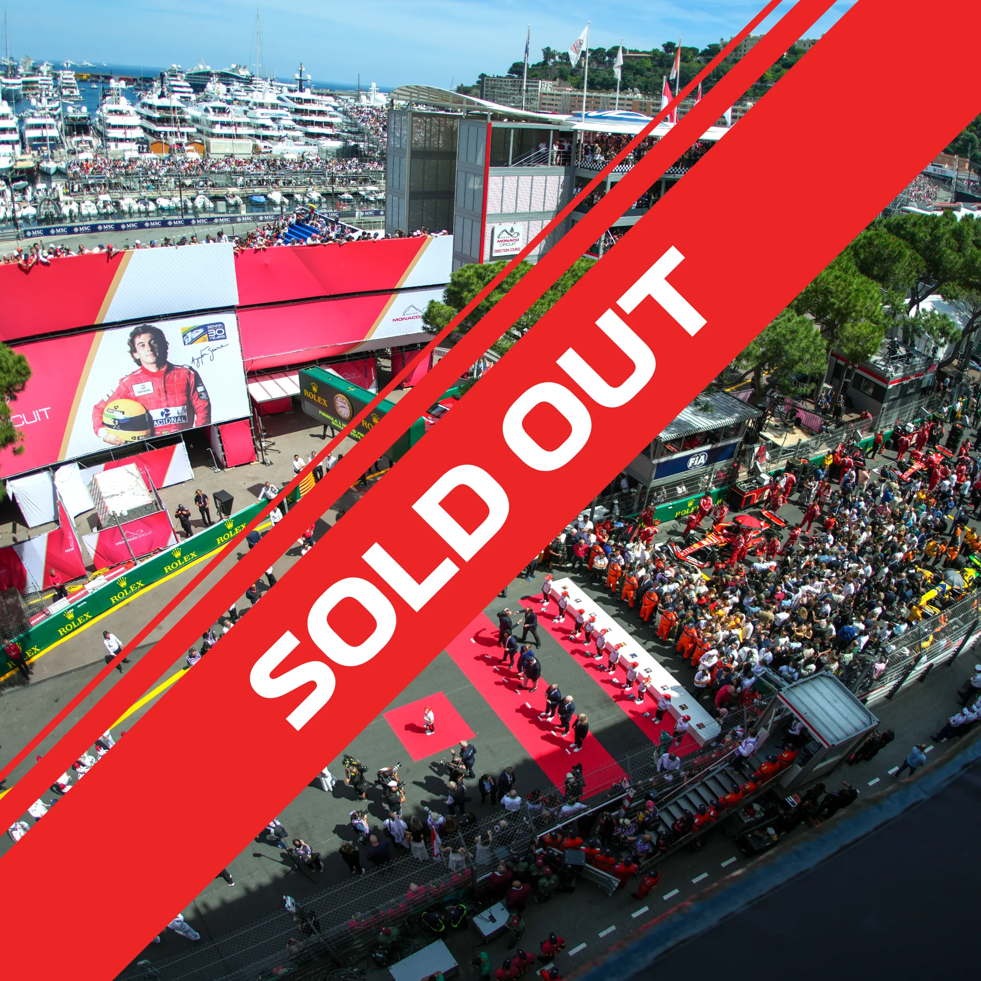HERACLES GOLD LUXURY TERRACE ON START/FINISH LINE - F1 Monaco Grand ...